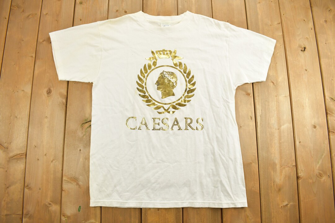 Vintage 1990s Caesars Palace Souvenir T Shirt / Streetwear / Single ...