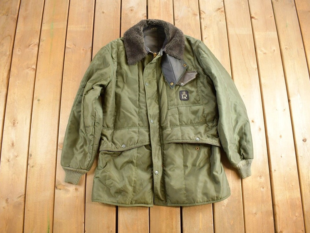 Vintage 1980's Green Hunting Jacket / US Army Green / Vintage ...