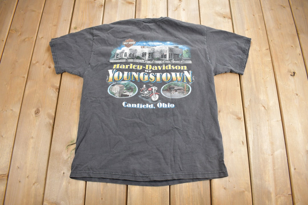 Vintage 1999 Harley Davidson of Youngstown Canfield Ohio T-shirt / Made ...