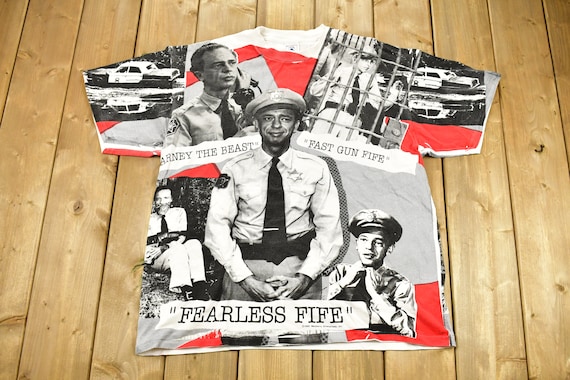 Vintage 1992 Barney Miller Fearless Fife All Over Print TV - Etsy