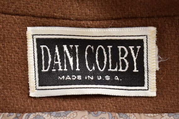 Vintage 1970s Dani Colby Full Length Wool Coat / Made… - Gem