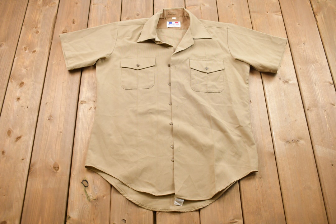 Vintage 1990s Flying Cross Button up T- Shirt / Made in USA / 1990s ...