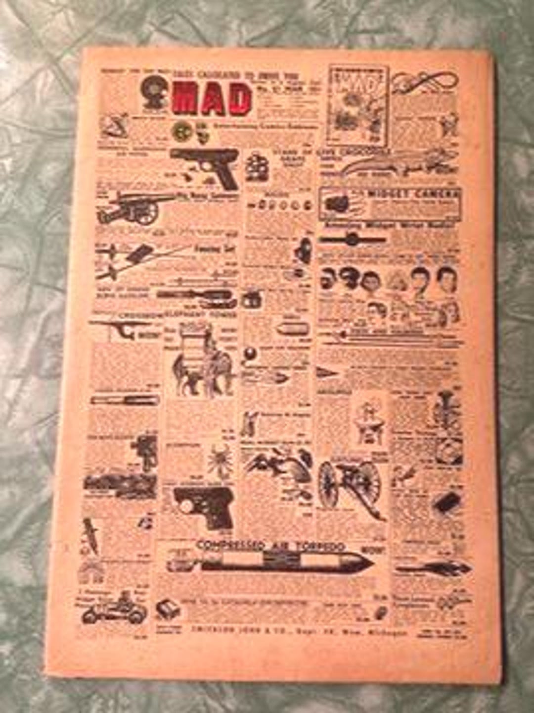 Mad (1952 EC) Magazine 21 FN 8.0 Off-white Pages / Vintage Golden Age ...