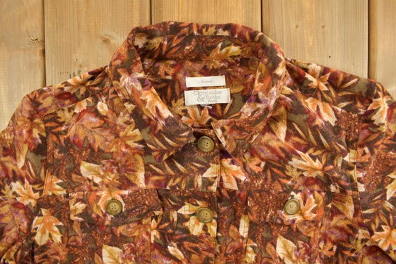 Vintage 1990s Christopher & Banks Womens Floral Butto… - Gem