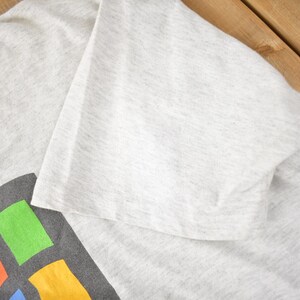 Vintage 1990s Microsoft Windows Single Stitch Graphic T Shirt Made in ...