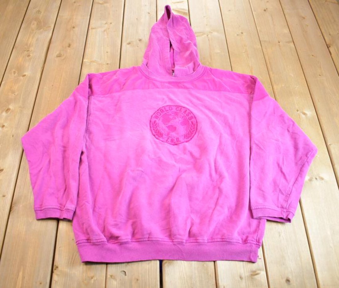 Vintage 1990s World Class IOU Embroidered Graphic Hoodie - Etsy