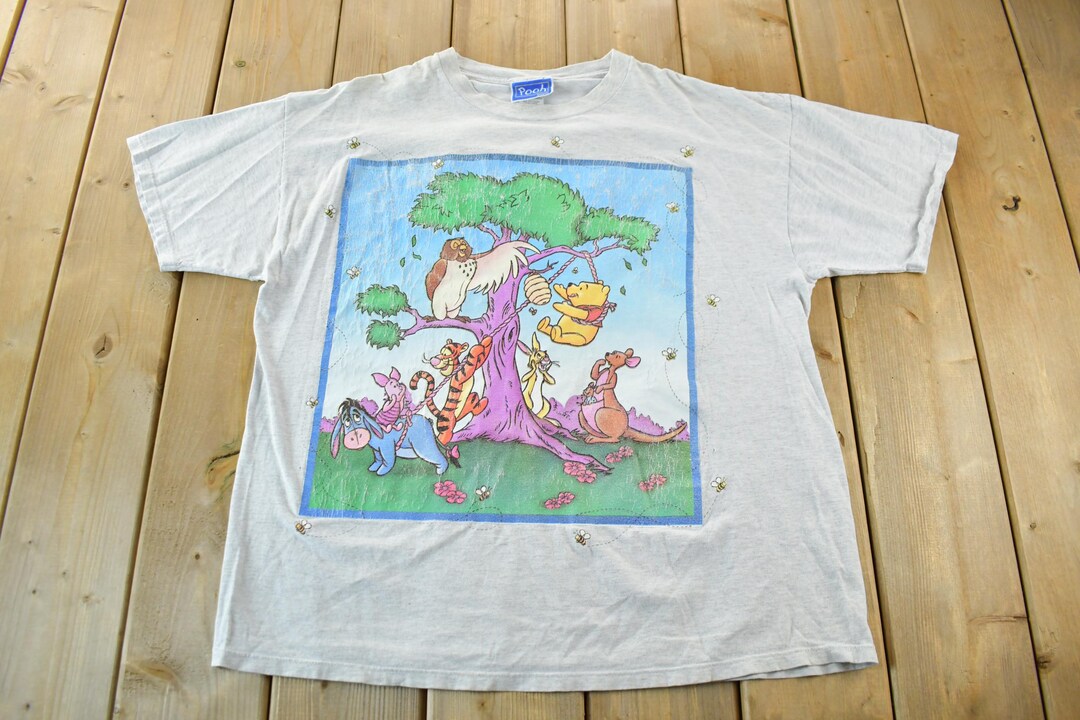 Vintage 1990s Winnie the Pooh Cartoon Promo T-shirt / 90s Graphic Tee ...