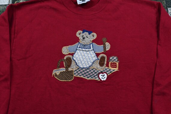 Vintage 1990s Gopher Sport Teddy Bear Embroidered Cre… - Gem