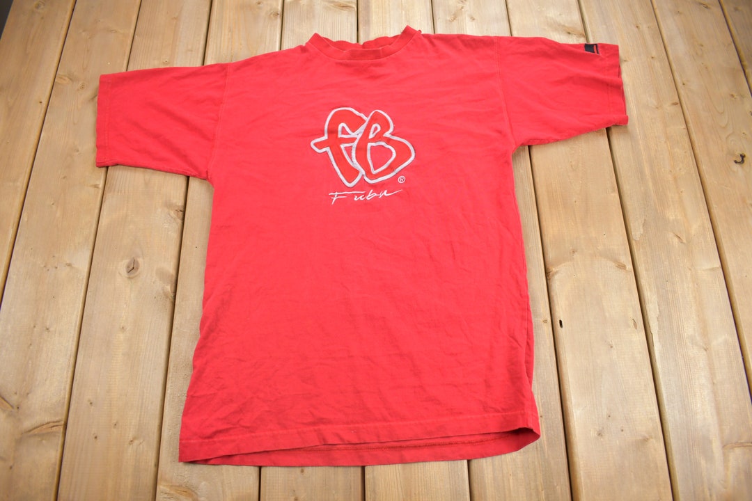Vintage 1990s FUBU Embroidered T-shirt / Hip Hop Apparel / 90s / Y2K ...