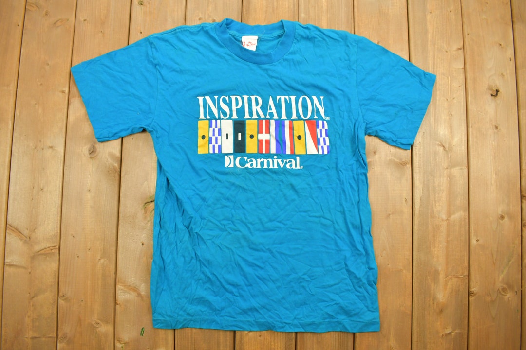 Vintage 1990s Carnival Cruise Ships Promo Souvenir T Shirt / Streetwear ...