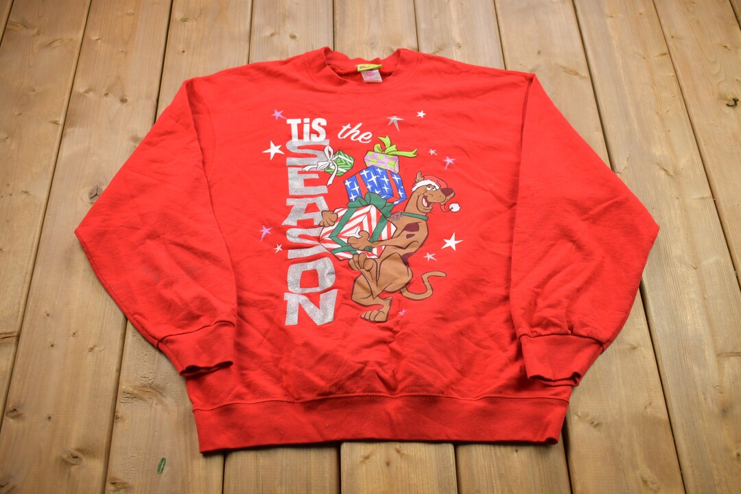 Vintage 1990s Scooby-doo Christmas Sweater / 90s Holiday Crewneck ...