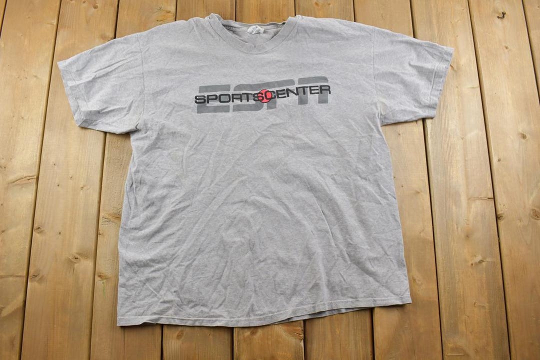 Vintage Y2K Champion ESPN Sports Centre Graphic T-shirt / Vintage T ...