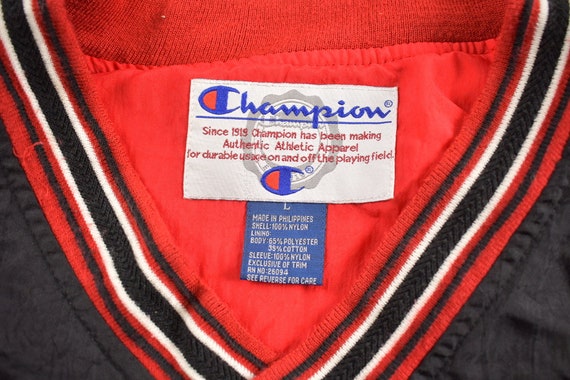 Vintage 1990s Champion Wisconsin Logo Windbreaker Jac… - Gem