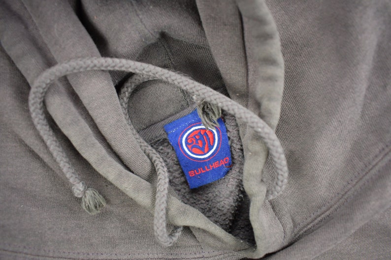 Vintage 1990s Bullhead Snake Graphic Hoodie / 90s Hoodie / Vintage ...