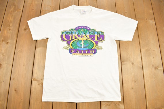 Vintage 2001 Christian Unity Church Ohio Graphic T Sh… - Gem