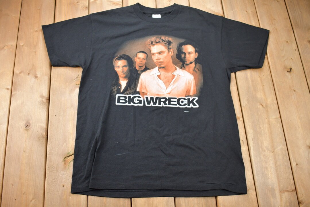 Vintage 1998 Big Wreck in Loving Memory of Band Tour T-shirt ...