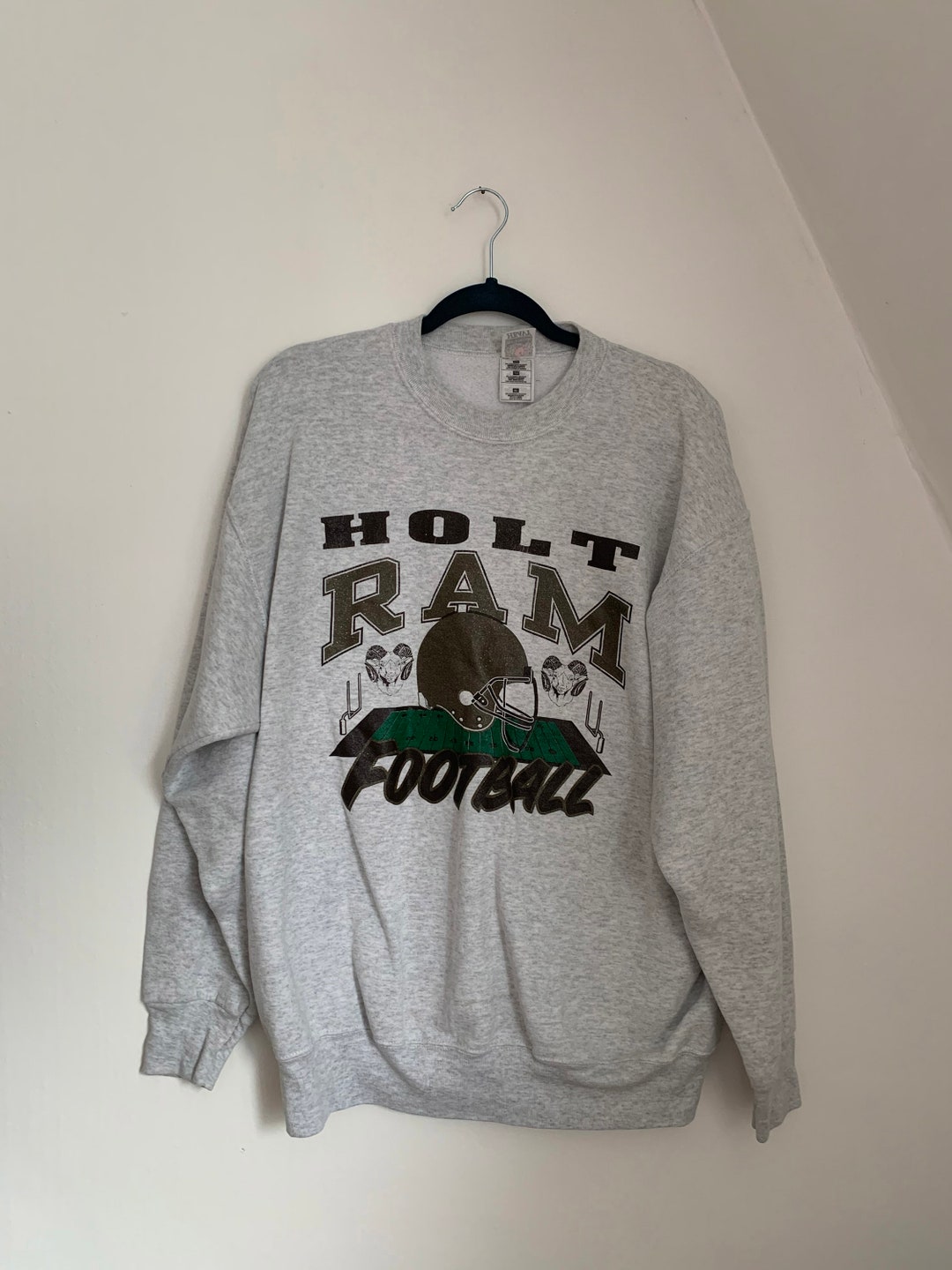 Holt Ram Football / Vintage Football Sweater / Rams / Michigan ...