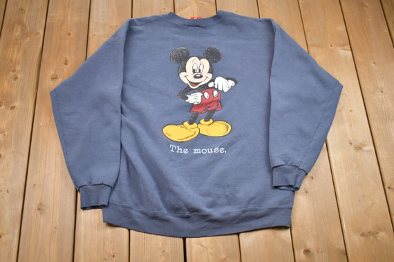 Vintage 1990s The Walt Disney Mickey Mouse Graphic Cr… - Gem