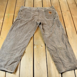 Vintage Carhartt Work Pants Size 37 X 30 Amazing Wear and Vintage Carhartt Work Pants Size 37 X 30 Amazing Wear and