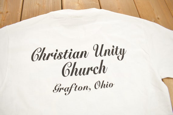 Vintage 2001 Christian Unity Church Ohio Graphic T Sh… - Gem