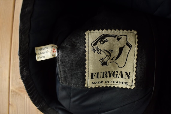 Vintage 1980s Furygan Leather Motorcycle Jacket Made … - Gem
