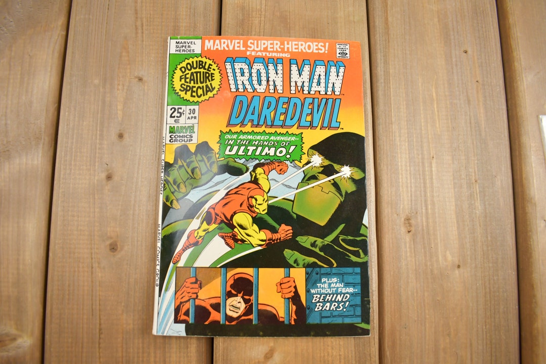 Vintage 1971 Iron Man and Dare Devil Comic Book / Vol. 1 No. 30 ...