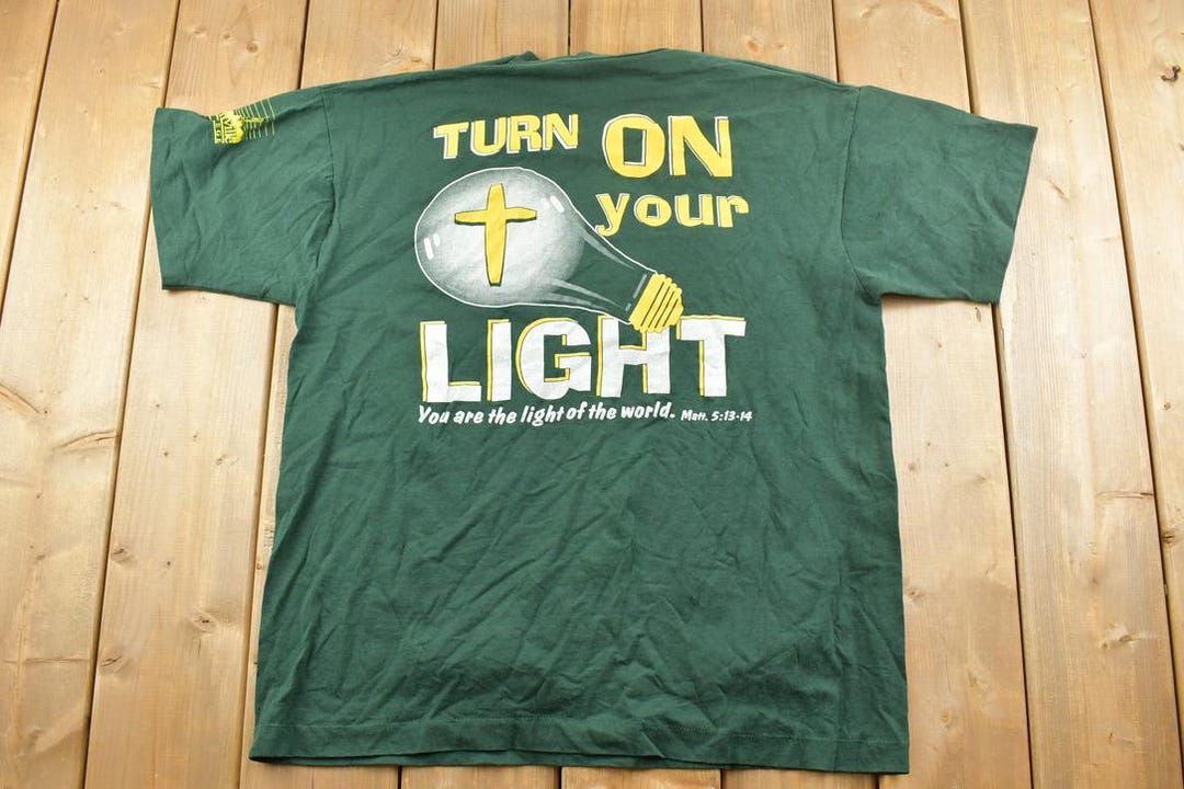 Vintage 1990s Campbells College Be the Salt University Collegiate T ...