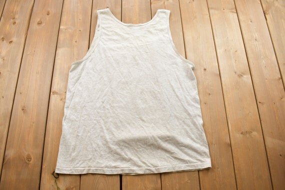 Vintage 1990s Lightning Bolt Shark Graphic Tank Top /… - Gem