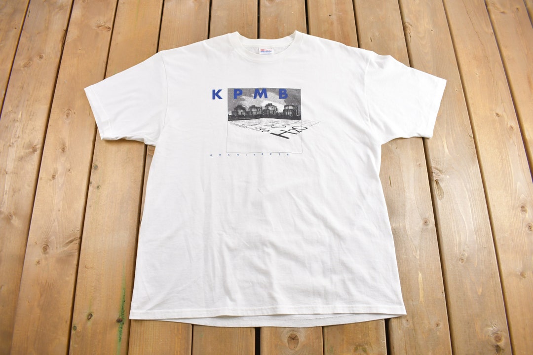 Vintage 1996 KPMB Architects Graphic T-shirt / Streetwear / Retro Style ...