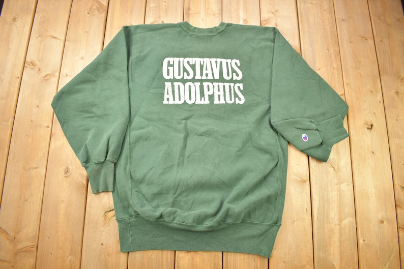 Vintage 1990s Gustavus Adolphus College Champion Reverse Weave ...
