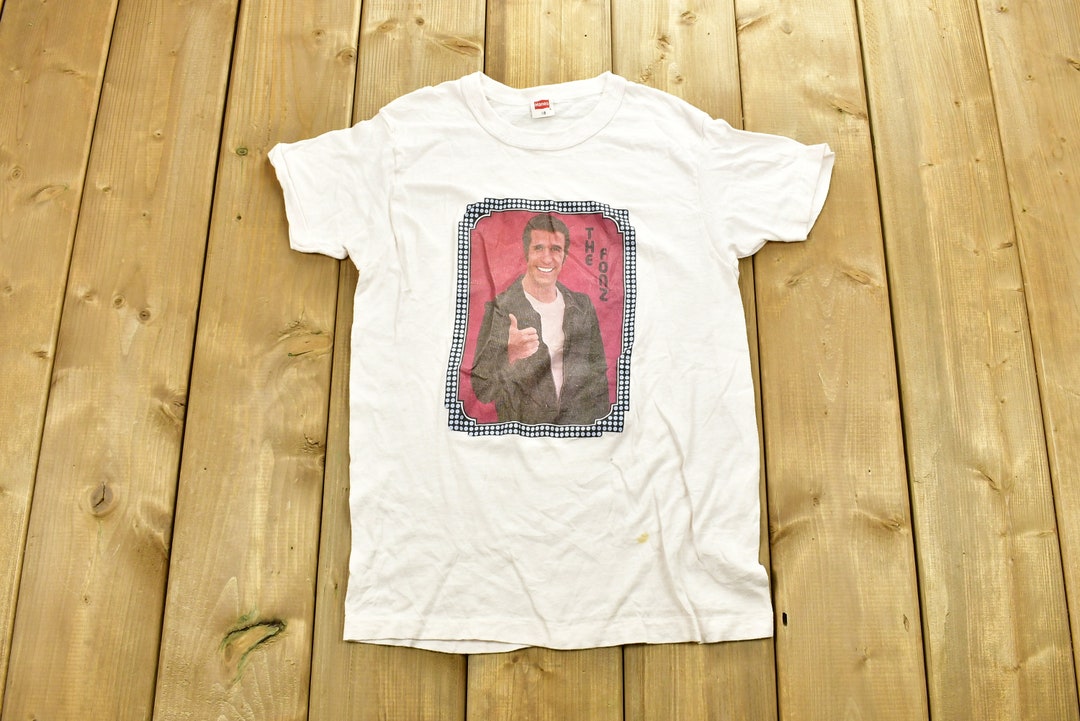 Vintage 1980's the Fonz Happy Days Promo T-shirt / Made in USA / Tv ...