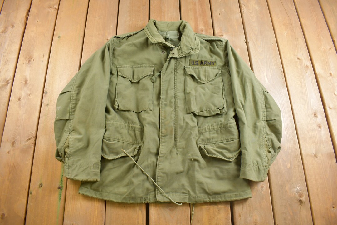 Vintage 1983 US Army Field Jacket / US Army Green / Vintage Army ...