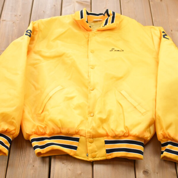 Yellow Satin Jacket - Etsy