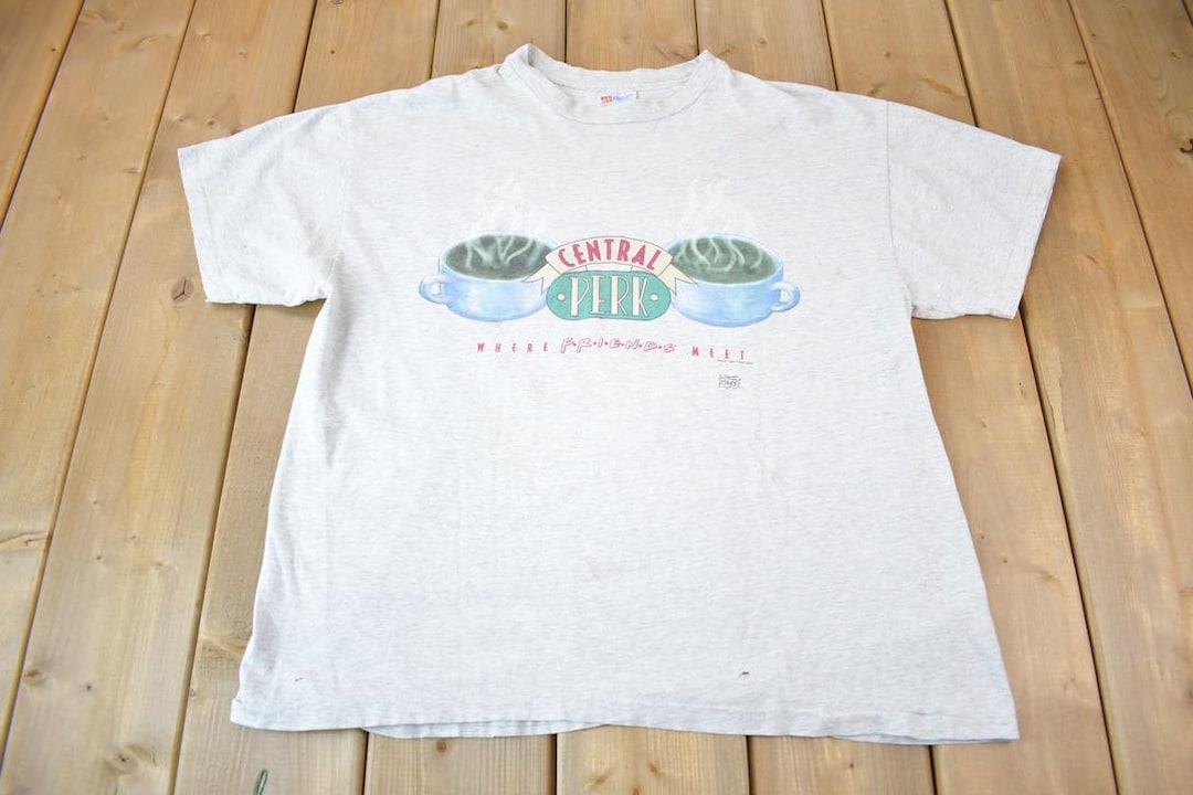Vintage 1995 Central Perk Friends TV Promo Graphic T-shirt / Vintage T ...