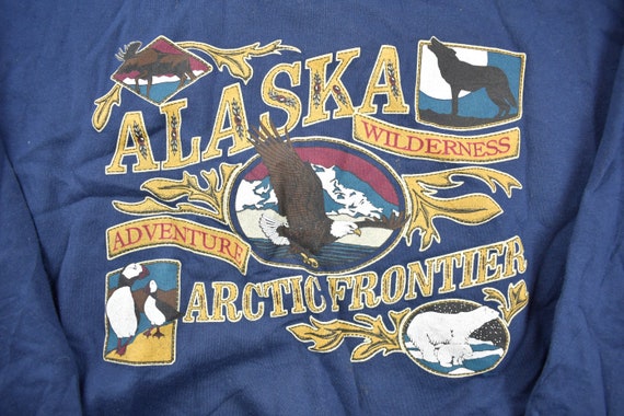 Vintage 1990s Alaska Arctic Frontier Adventure Crewne… - Gem