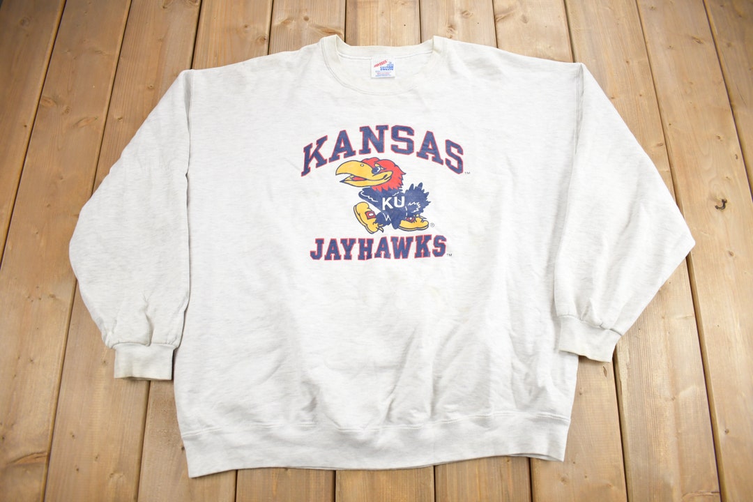 Vintage 1990s the University of Kansas Jayhawks Collegiate - Etsy