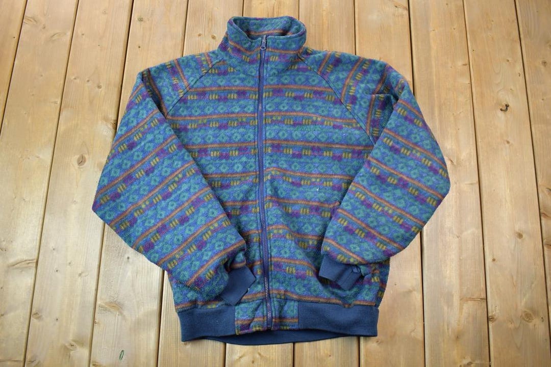 Vintage 1990s Brooks Winterwear System Fleece Sweater / Outdoorsman ...
