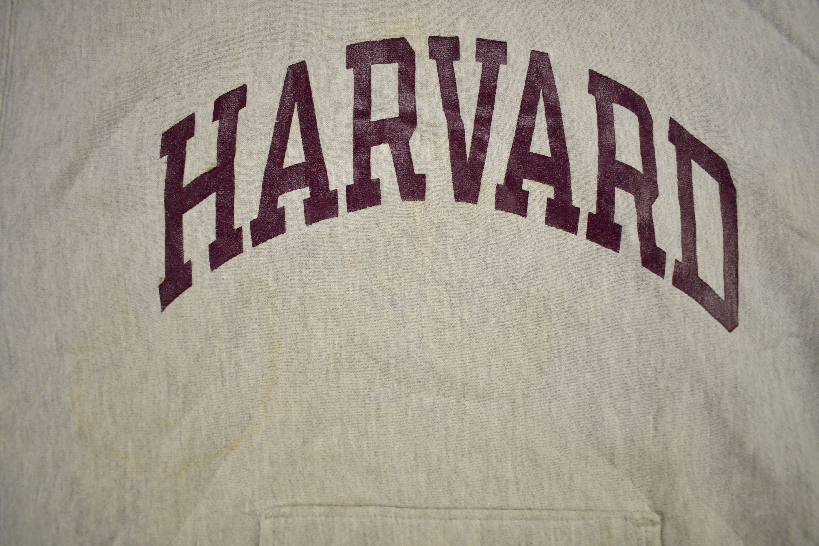 Vintage 1980s Harvard University Champion Reverse Weave Warmup Hoodie ...