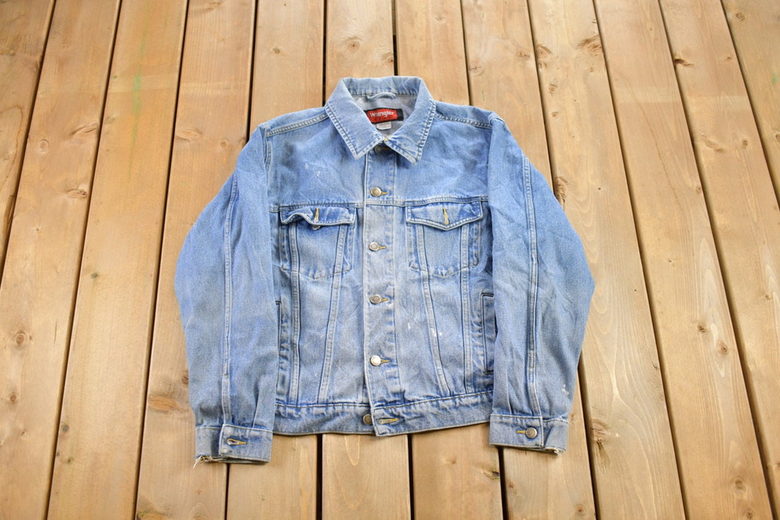 Vintage 1990s Wrangler Denim Jean Jacket / Vintage Denim / Streetwear ...