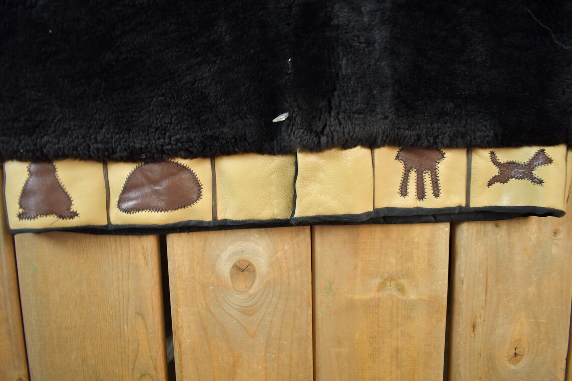 Vintage 1960s Upik Fur Products Brown Fur Zip up Jacket / Winter ...