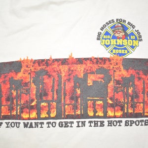 Vintage 1990s Big Johnson Fire Hose Funny Graphic T-shirt / Funny Shirt ...