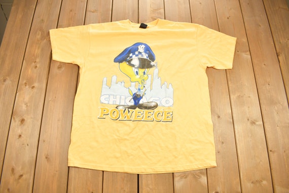 Vintage 2000 Tweety Bird Chicago Police Cartoon T-shirt / 90s - Etsy