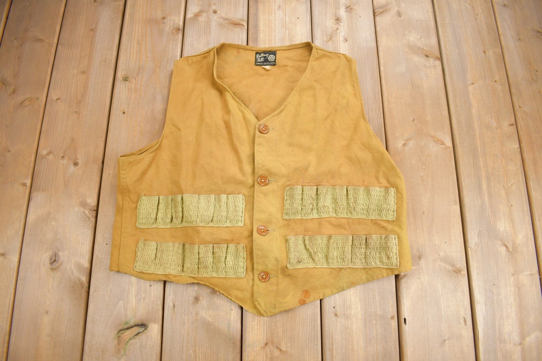 Vintage 1970s Bullseye Bill Hunting Vest / True Vintage/ Streetwear ...