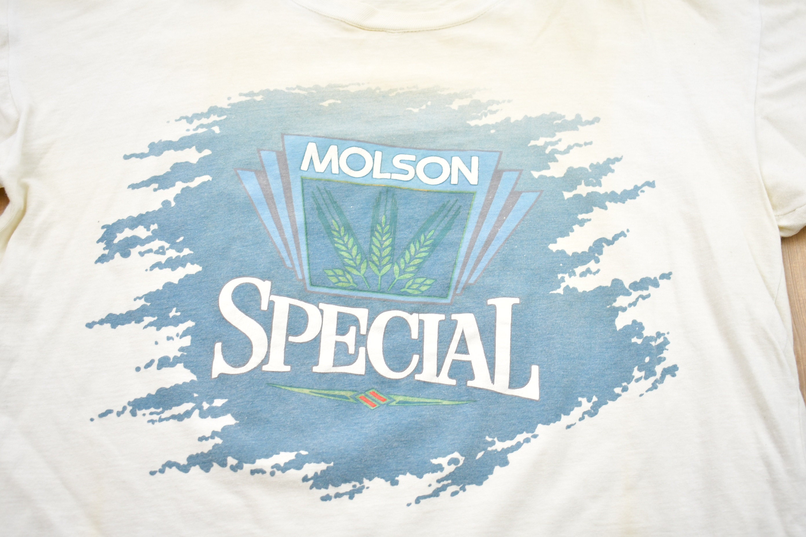 Vintage 1990s Molson Special Beer Graphic T-shirt / Graphic / 80s / 90s ...