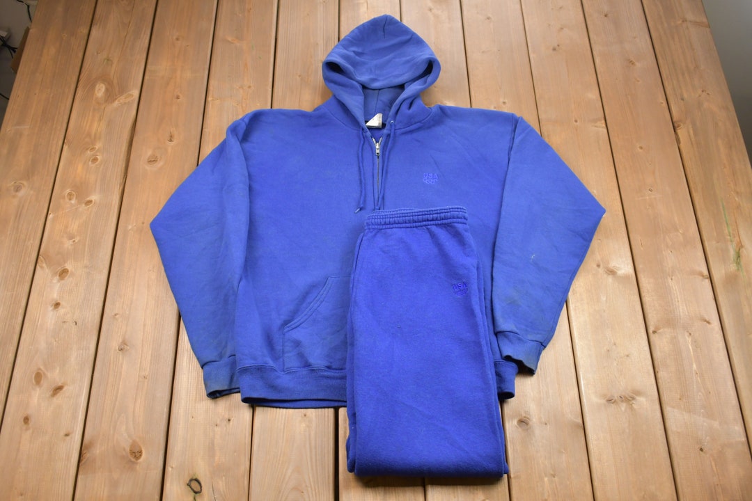 Vintage 1990s USA Olympic Track Suit Hoodie / 90s Hoodie / Vintage ...