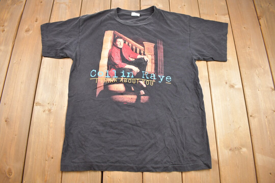 Vintage 1997 Collin Raye Graphic Country Music T-shirt / Thinking About ...