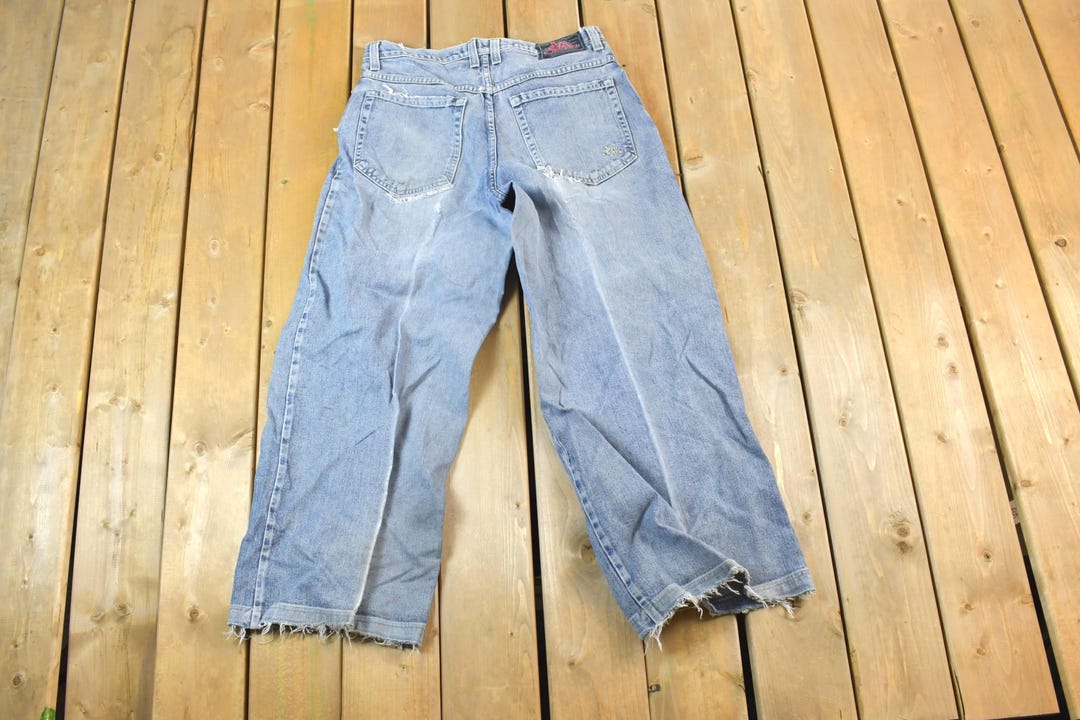 Vintage 1990s JNCO Funky Denim Wide Leg Jeans Size 36x32 / Vintage ...