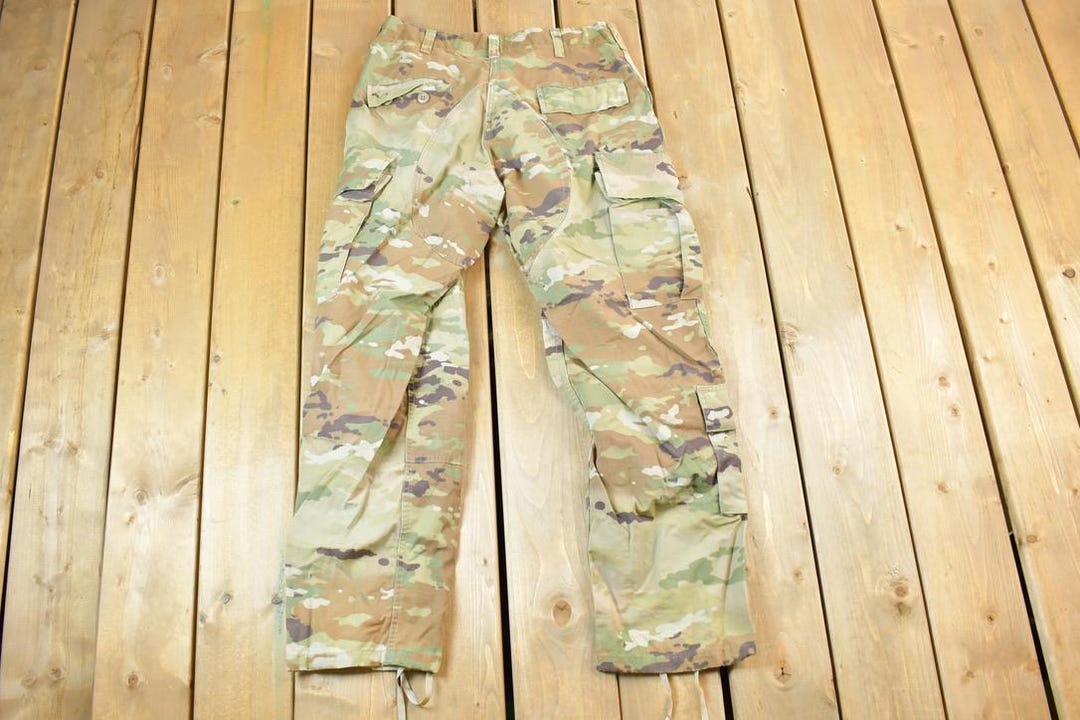 Vintage 1990s Army Camouflage Cargo Pants Size 35 X 29 / Streetwear ...