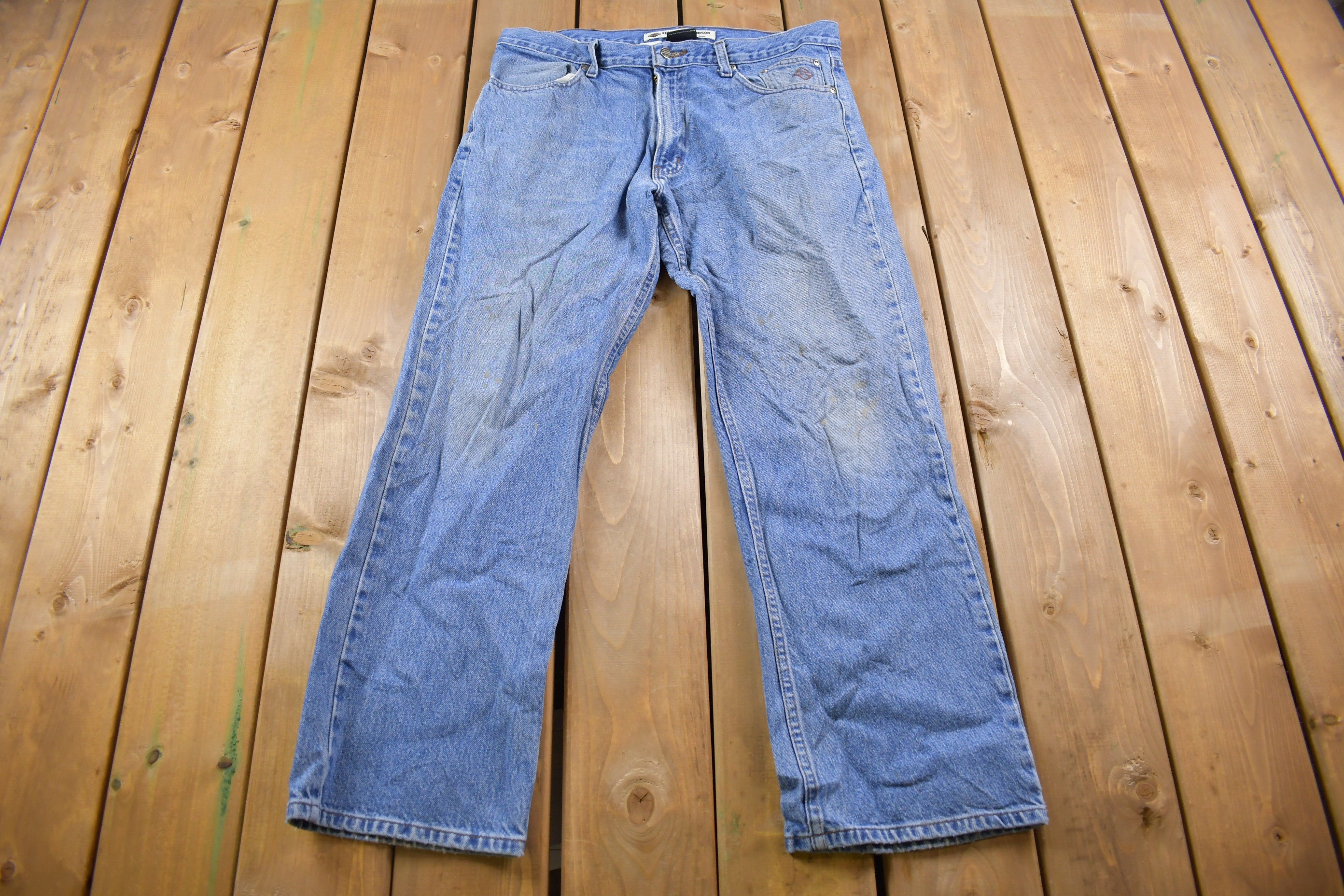 Vintage 1990's Harley Davidson Motorcycle Jeans 36 X 29 / Made in USA ...