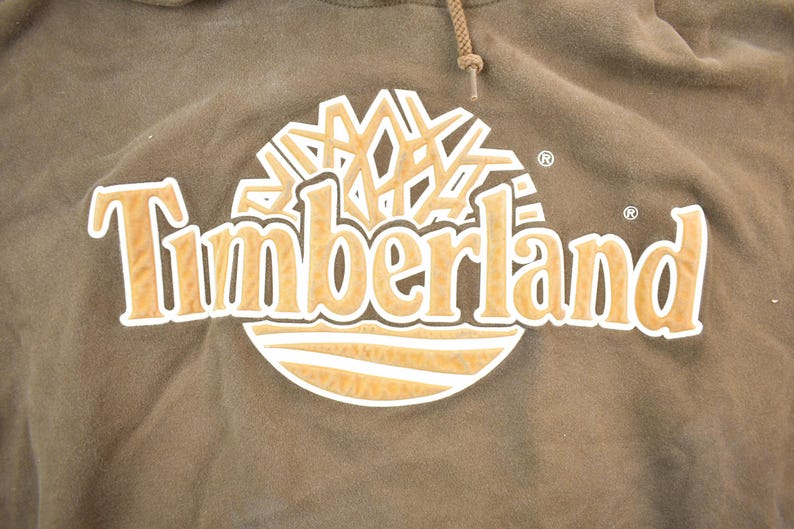 Vintage 1990s Timberland Embroidered Hoodie / 90s Hoodie / Vintage ...